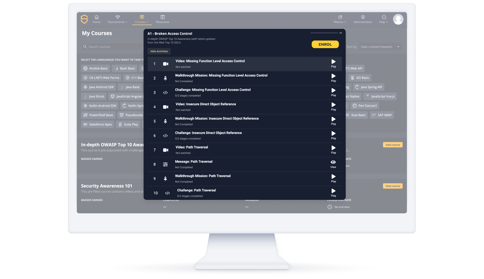 Courses for Cybersecurity Coding | Secure Code Warrior